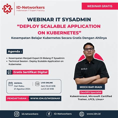 Webinar Deploy Scalable Application On Kubernetes 21 Agustus 2024 Lms