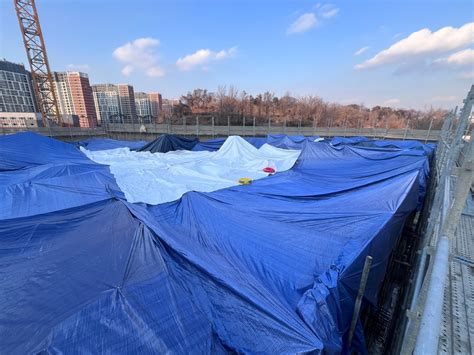 [2023 12 24] 아침조회 3층 스라브 철근가공 조립 명일 눈대비 천막보양 Ncmn