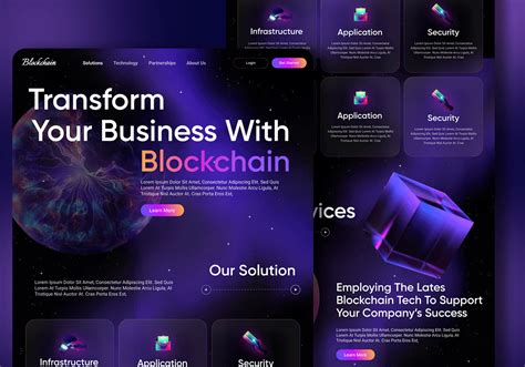 Blockchain Website UI Design Behance Blockchain Website UI Design Behance