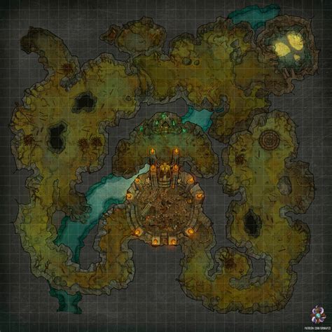 Rat Cave Battle Map By Hassly On Deviantart