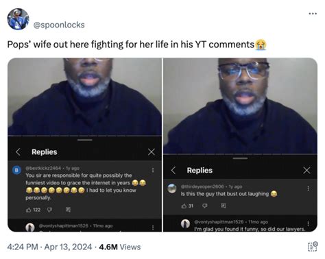 Pops Wife Out Here Fighting For Her Life In His Yt Comments😭 Was