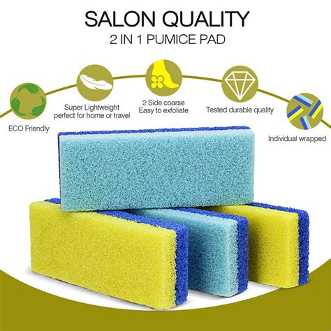 Badu Bg 1 2 4 бр Пемза за крака Гъба за мазоли Дебела груба кожа Инструменти за педикюр за
