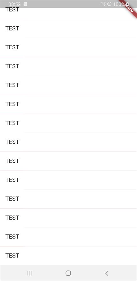 ListView Renders A Off Pixel Between A List Item And A Separator On