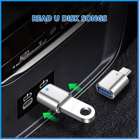 Type C To Usb Adapter Usbc To Usb Adapter For Car Adapter Side By Side Male To Usb Female