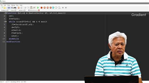 Materi Analisis Numerik Algoritma Sistem Persamaan Nonlinear Newton