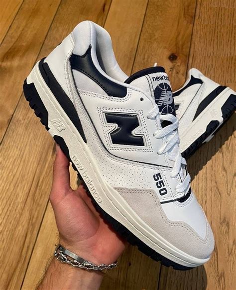 New Balance 550 "Нью Баланс 550" white & black купить