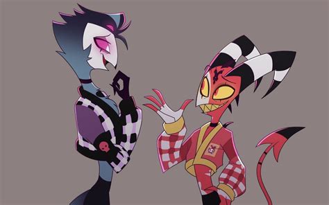 Blitzo Stolas Helluva Boss Helluva Boss Vivzieverse Stolitzkiss