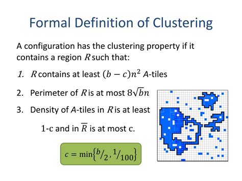 ppt clustering in interfering binary mixtures powerpoint presentation
