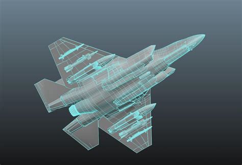 F 35c Lightning Ii Rigged With High Resolution Cockpit 3d Model By