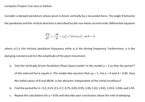Solved Computer Project Use Java Or Python Consider A