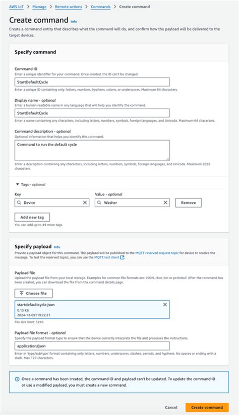 Using Aws Iot Device Management Commands To Simplify Remote Actions On