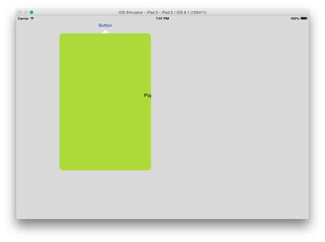 How To Create Form Sheet Popup For Ipad Ios 81 Stack Overflow