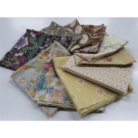 Yuwaオリジナルプリント カットクロス10枚セット B 有輪 生地 布地 パッチワーク ハギレ Cc Yuwa B 布と手芸 つばめ