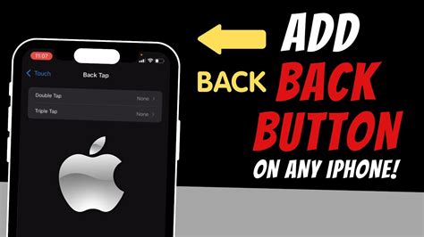 How To Add Back Button On Any Iphone 2025 Youtube
