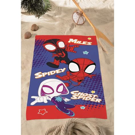 Spiderman® Miles And Ghost Spider Håndklæde Til 59 Kr På Temashopdk