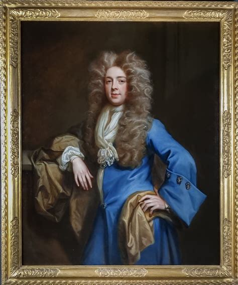 Proantic: Portrait Of A Gentleman, John Philip Packer, Blue Coat With