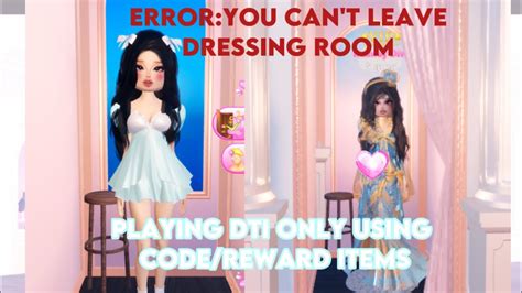 Playing Dti Only Using Codereward Items 🦋 Youtube