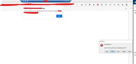 How To Detect A Browser Dialog Functional Testing Discussions Opentext Functional Testing
