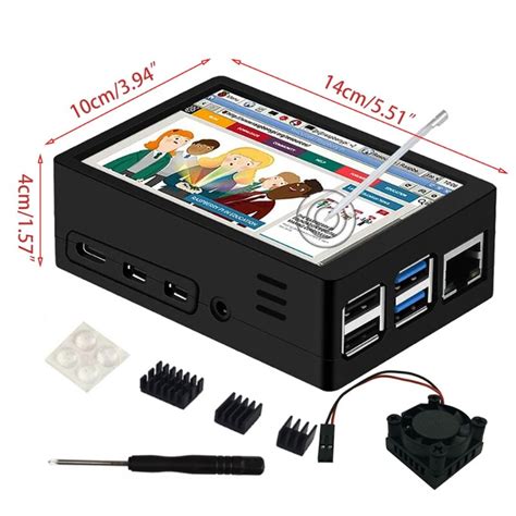 Raspberry Pi 4 Touchscreen 4 Inch 60 Fps 800x480 Vicedeal