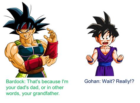 Gohan Meets His Grandpa Bardock By Princeofdbzgames On Deviantart