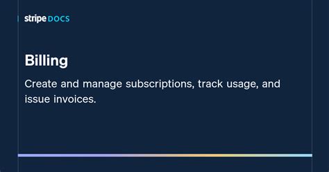 Billing Stripe Documentation