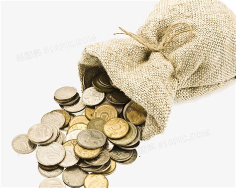 钱币袋子图片免费下载 Png素材 编号18mil589v 图精灵