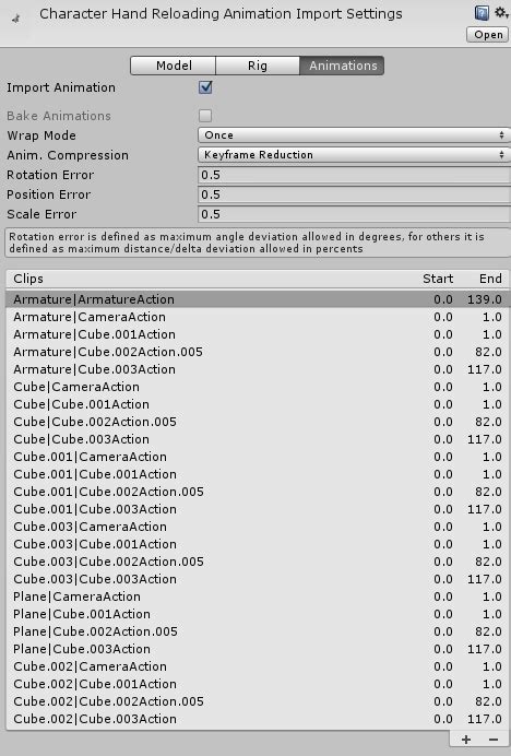 Unity Problem With Animations From Blender Game Development Stack