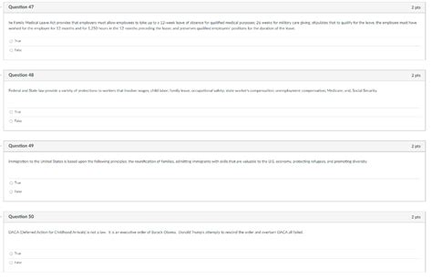 Solved True False Question 48 True False Question 49 2 Pts