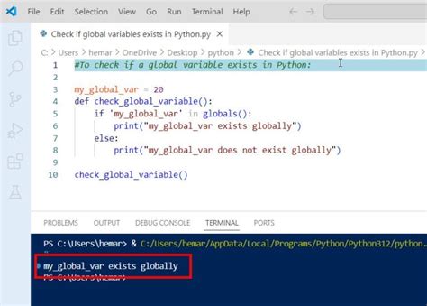 How To Check If A Variable Exists In Python