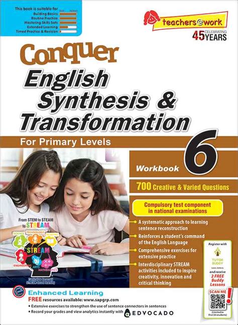Primary 6 Conquer English Synthesis And Transformation Workbook 6 5th Ed Popular Book Company