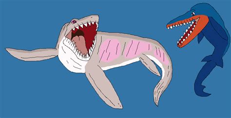 Mosasaurus Vs Tylosaurus By Kevinlaboratory On Deviantart