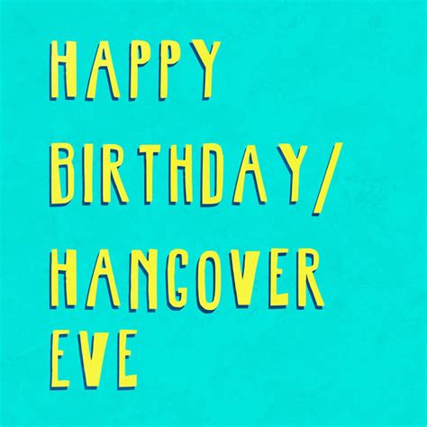 Hangover Eve Confetti Exploding Greetings Card Boomf