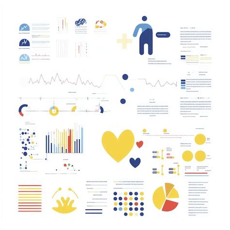 Colorful Infographic With Charts Graphs And Icons For Data