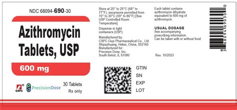 Azithromycin Dihydrate Precision Dose Inc Fda Package Insert Azithromycin Dihydrate Precision Dose Inc Fda Package Insert