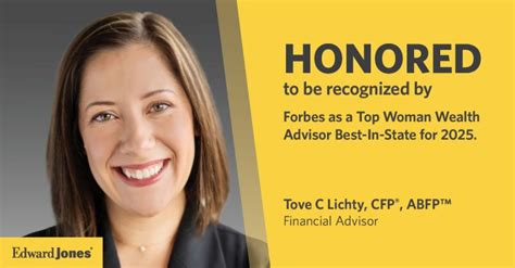 Im Excited To Be Named A 2025 Forbes Top Woman Wealth Advisor Best In State Its Also An Honor