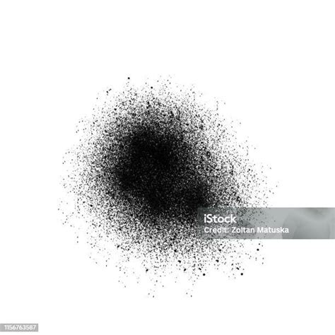 흰색 디자인 요소 템플릿 배경에 격리 된 검은 잉크 방울 페인트 브러시 0명에 대한 스톡 사진 및 기타 이미지 0명 디자인 모양 Istock