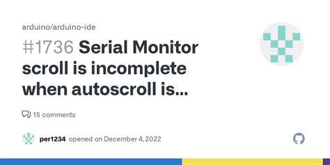 serial monitor scroll is incomplete when autoscroll is enabled · issue
