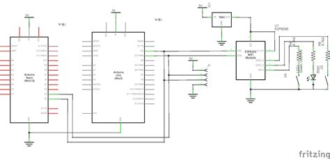 Fritzing Esp 01 Wifi Module 연결 회로 만들기