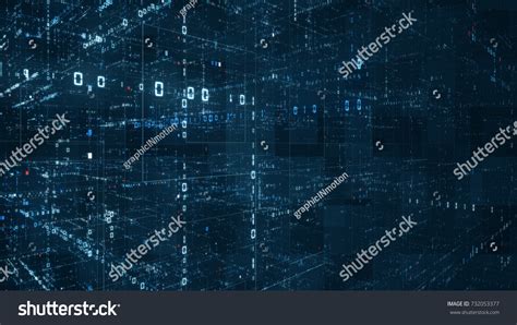 Digital Binary Code Matrix Background D Stock Photo Edit Now