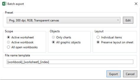 Exporting Graphs From Excel