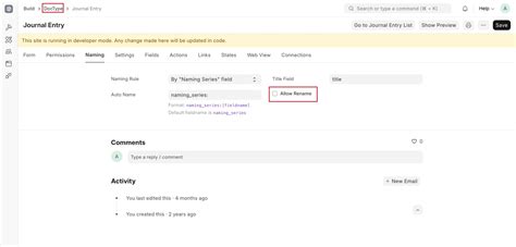 Hiding Rename Dialog Box Frappe Framework Frappe Forum