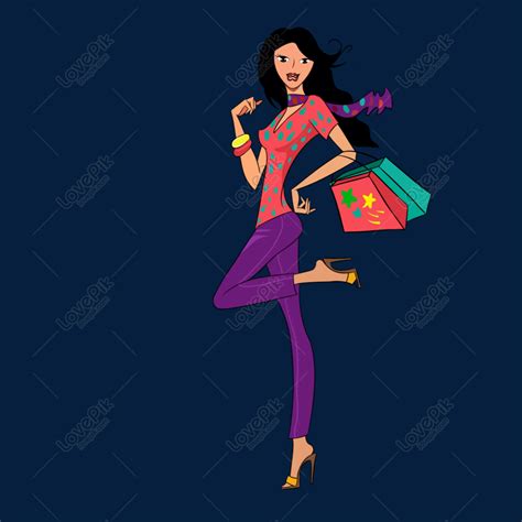 2019 손으로 그린 패션 일러스트 레이션 Png 일러스트 무료 다운로드 Lovepik