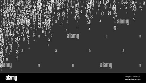 School Math Notebook Cover White Chalk Numbers Floating In The Air