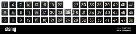 Very Old Numeric Keypad Set Of Black Plastic Buttons Numbered From 1