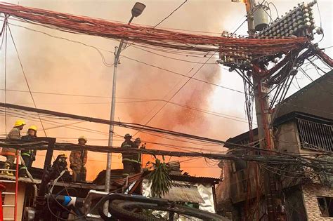 Sunog Tumama Sa Residential Area Sa Maynila Abs Cbn News