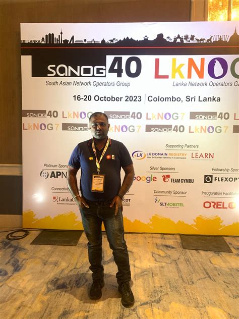 Sameera Rukshan On Linkedin At Sanog40 And Lknog7 Hilton Colombo