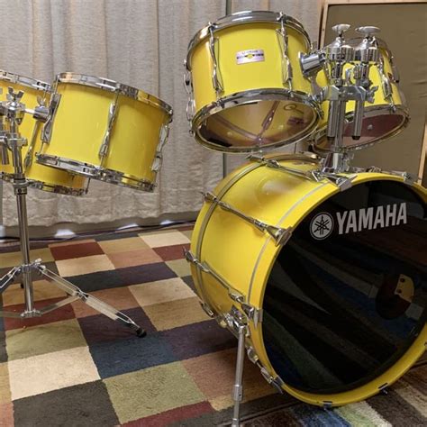 Rare Vintage Yamaha Recording Custom Pre Yess 1983 Mellow Canary