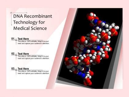 Recombinant DNA Technology PowerPoint Presentation And Slides PPT Sample SlideTeam