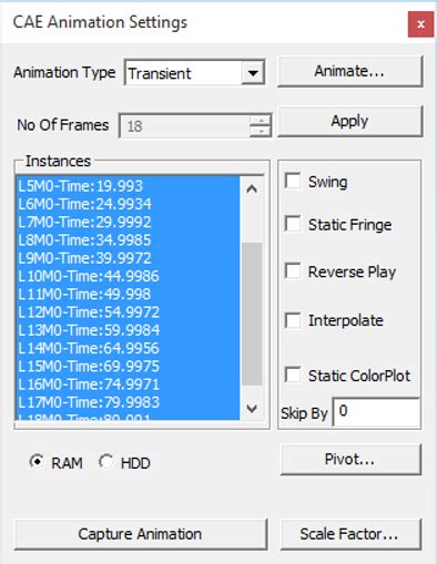 Animation Settings — Vcollab Document Documentation