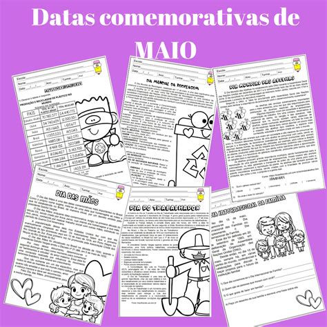 Datas Comemorativas De Maio Educa Market